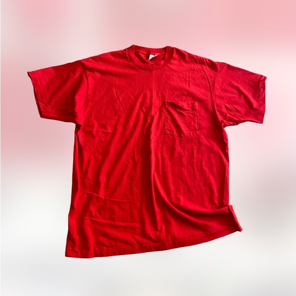 Bvd | Shirts | Vintage 8s90s Red Blank Single Stitch Top And Bottom Bvd ...